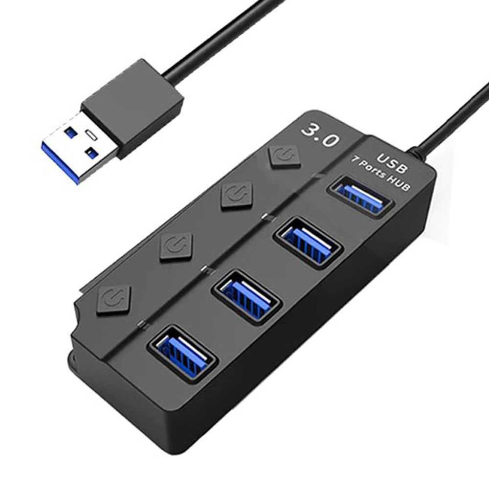 Jual USB Hub High Speed Extender 1xUSB 3.0 & 3xUSB 2.0 With Switch ...