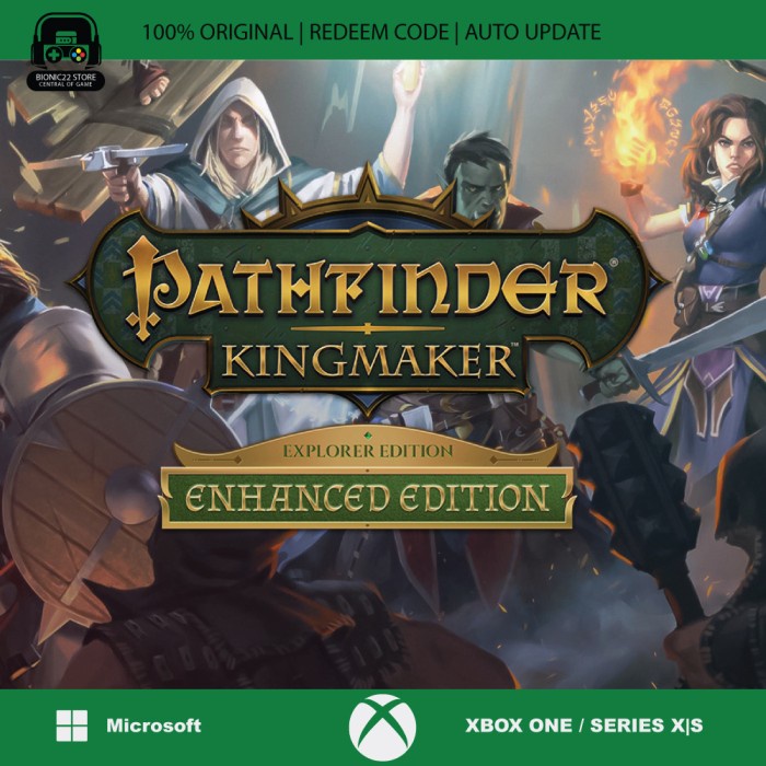 Jual pathfinder kingmaker Xbox One Series X|S Original Redeem Code Game ...