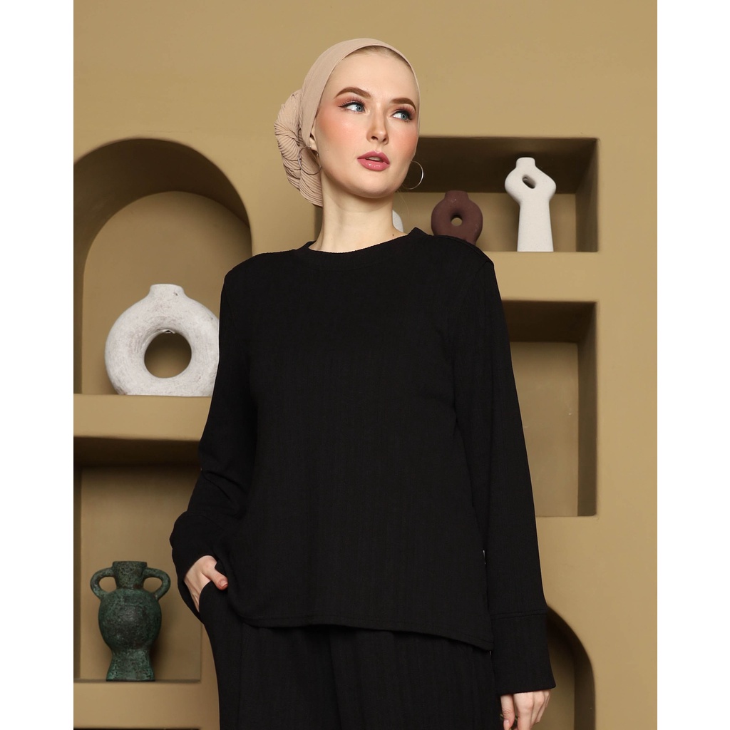 Jual Rodeo - Blouse Wanita - Alzena Blouse - Black | Shopee Indonesia