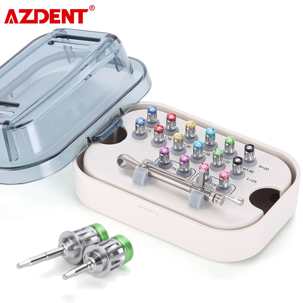 Jual PREORDER AZDENT Dental Implant Torque Screw Driver Wrench Kit 15 ...