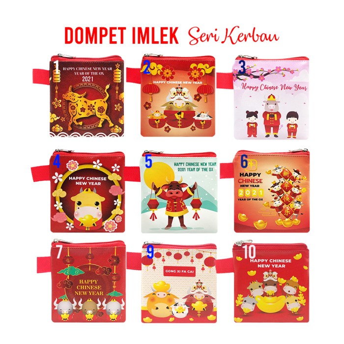 Jual Angpao Imlek Kerbau Tahun Baru Cina Sincia Hongpao Dompet Angpao Sapi - Random | Shopee ...