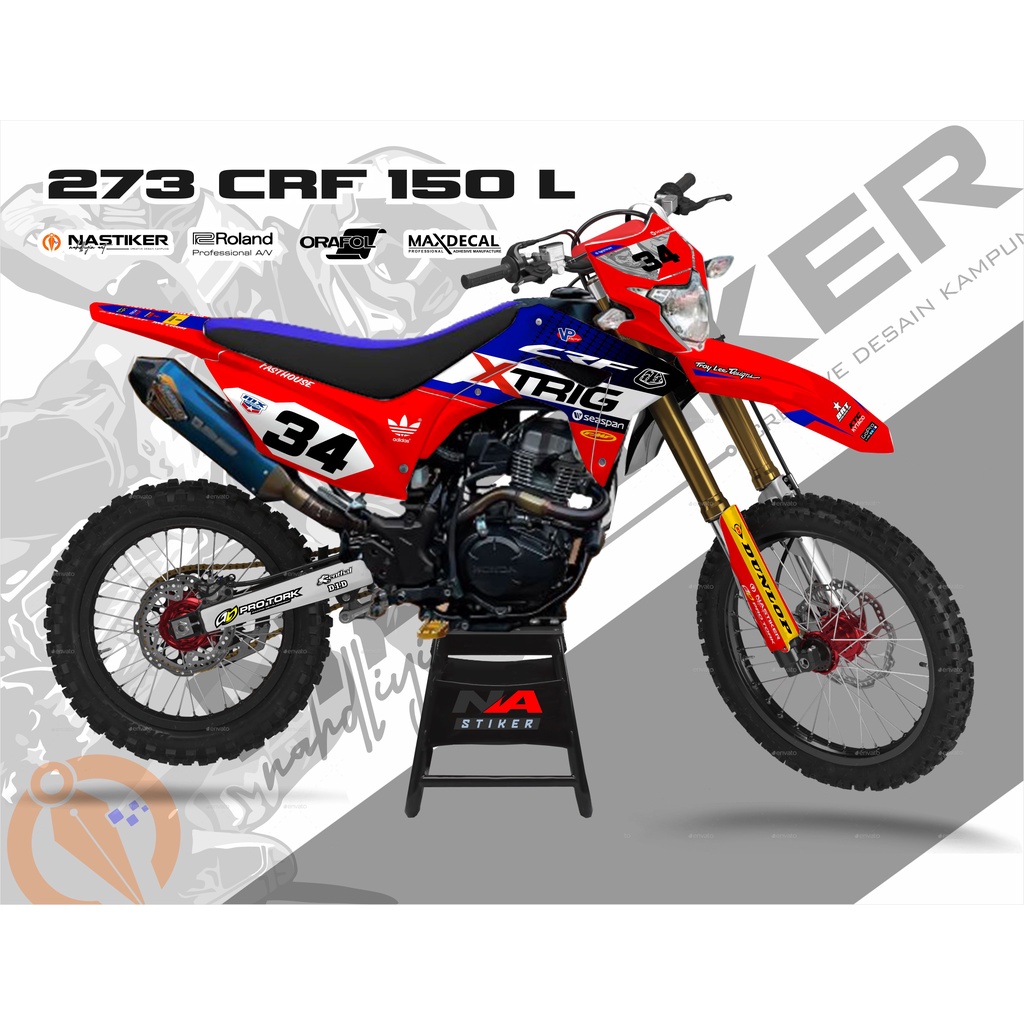 Jual decal crf 150 l full body | decal crf 150 l | decal crf simple ...