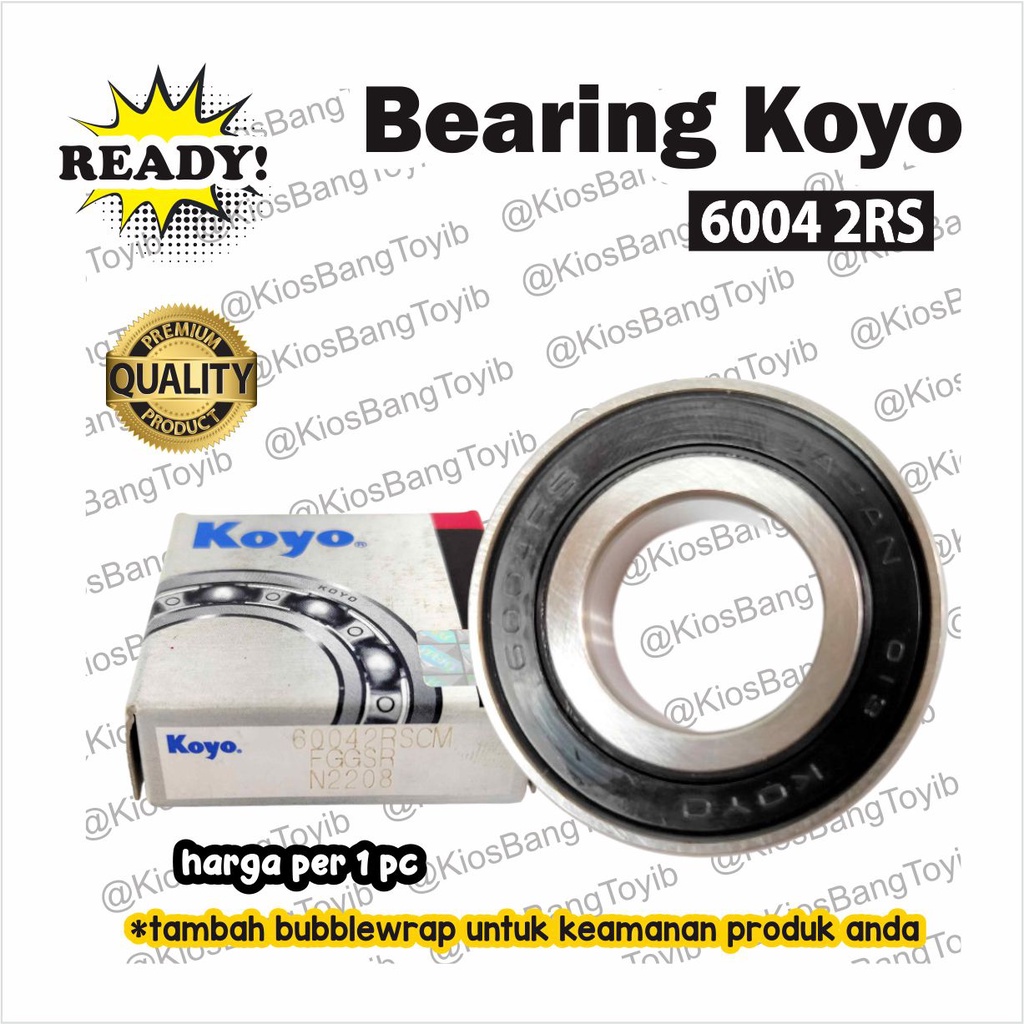 Jual Bearing Laher 6004 2RS As Roda Belakang Yamaha MIO ORI JAPAN (KOYO) | Shopee Indonesia