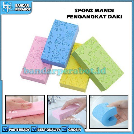 Jual [BP] SPON MANDI BUSA PENGANGKAT DAKI KOTORAN PEMBERSIH BADAN KAKI ...