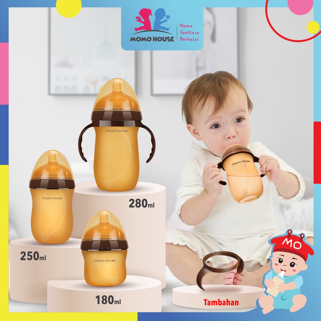 Jual MOMO HOUSE Botol Susu Bayi Botol Susu Anak Botol Susu bayi Silikon ...