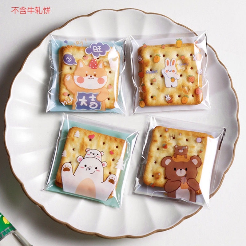 Jual PLASTIK PACKING COOKIES LUCU ALA JEPANG 10 x 10 cm KEMASAN KUE ...