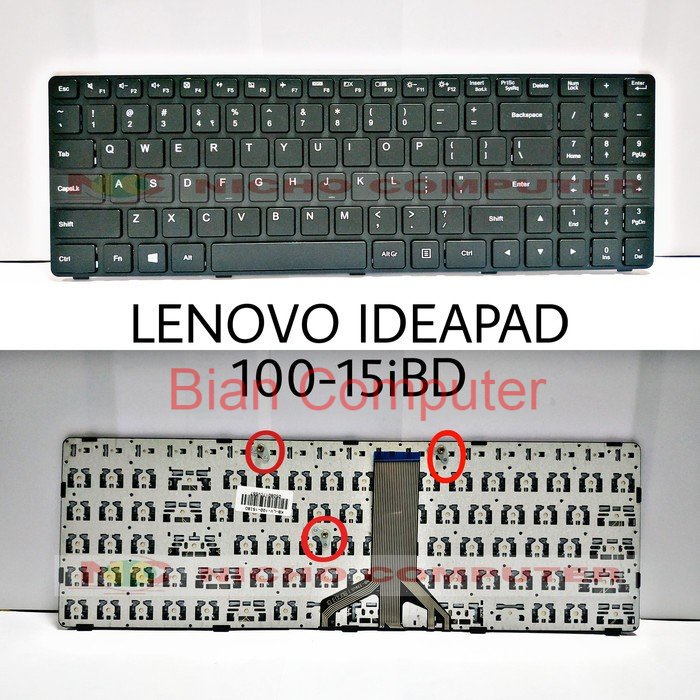Jual KEYBOARD LENOVO IDEAPAD 100-15 100-15IB 100-15iBD 100 15IBD ...