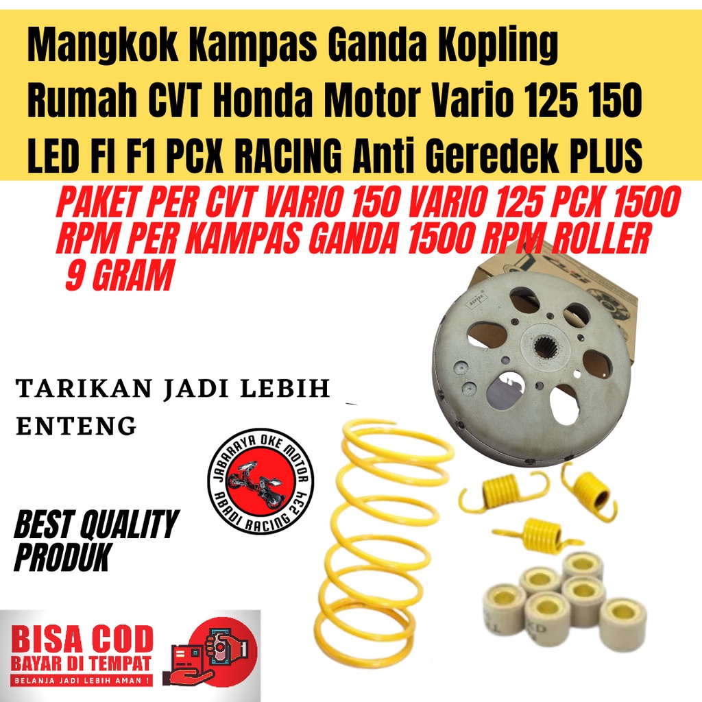 Jual PAKET KEKINIAN PAKET PER CVT VARIO 150 VARIO 125 PCX 1500 RPM PER ...