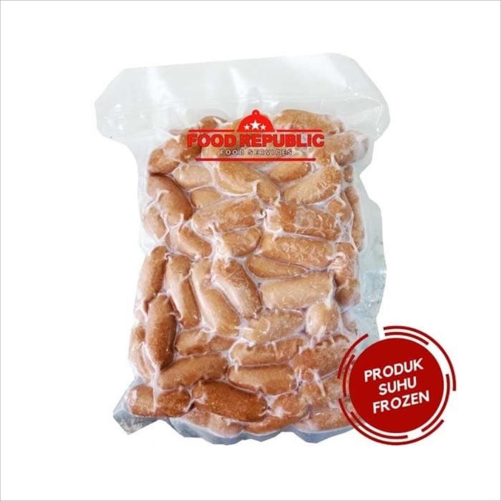 Jual SOSIS SAPI 1 KG - BEEF SAUSAGE BREAKFAST SMALL SIZE HALAL | Shopee ...