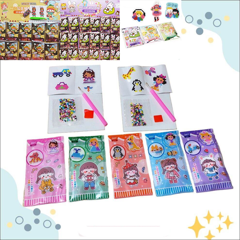 Jual Stiker Manik Diamond Beads DIY Mainan Anak Ecer | Shopee Indonesia