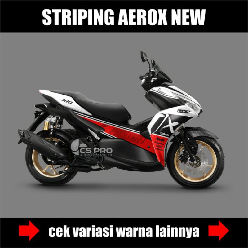 Jual Striping YAMAHA Aerox 155 New Connected / Stiker Motor Aerox New ...