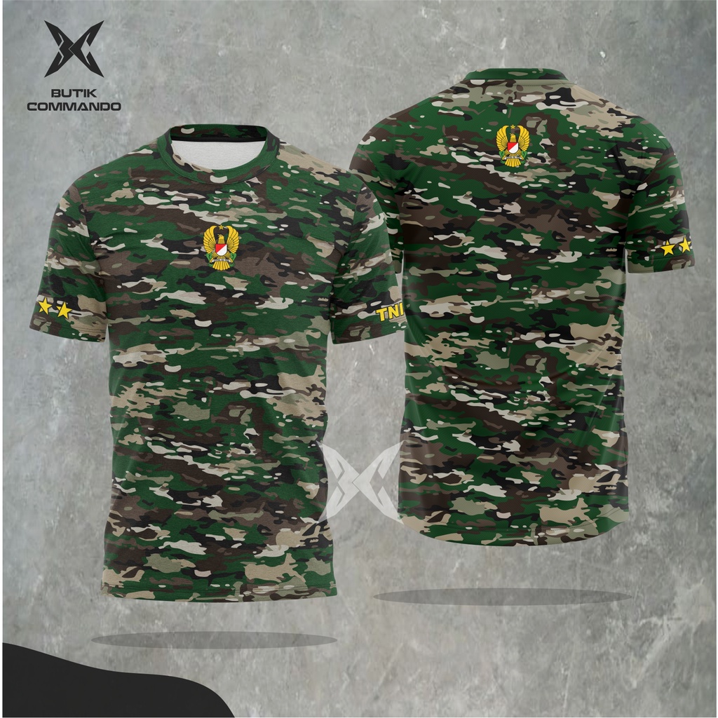 Jual Jersey TNI AD New | Kaos dalam PDL TNI AD Baru | Shopee Indonesia