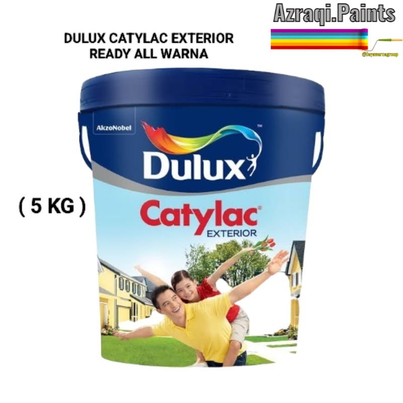 Jual CAT DULUX CATYLAC EXTERIOR READY ALL WARNA ( 5 KG ) | Shopee Indonesia