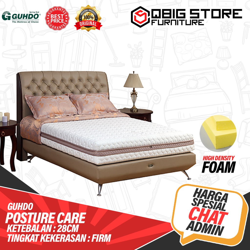 Jual Kasur Springbed Guhdo Posture Care Virginian Style Shopee Indonesia