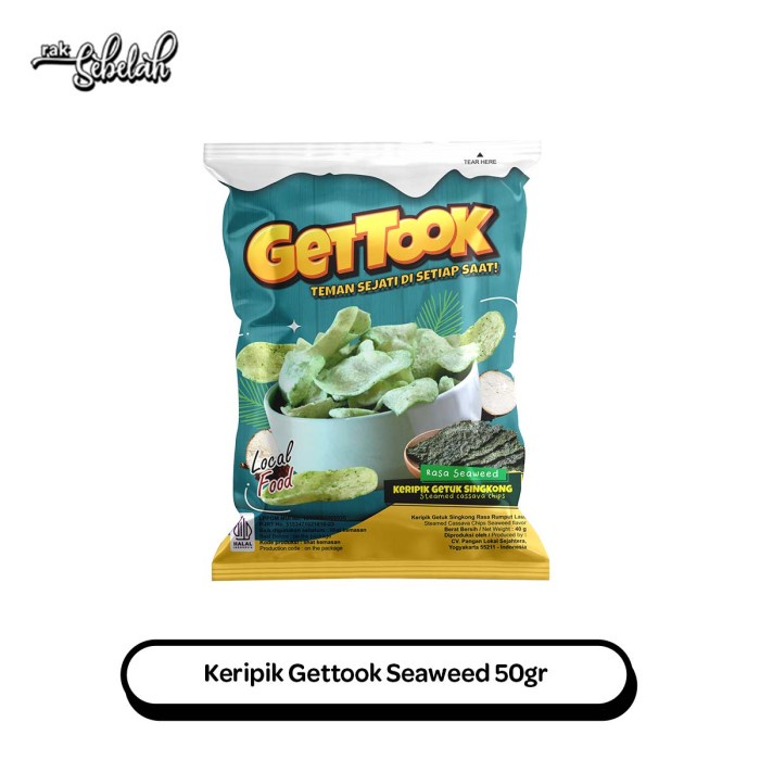 Jual Gettook Keripik Getuk Seaweed 50gr - Kripik Singkong Ketela ...