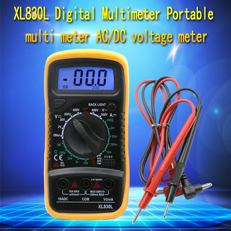 Jual Multimeter Digital AC/DC with Led LCD Backlight Alat Uji Tegangan ...
