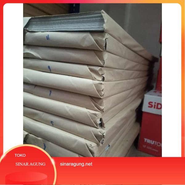 Jual KERTAS PACKING KOTAK NASI-DUPLEX COATED 250g 79X109 isi 100lembar ...