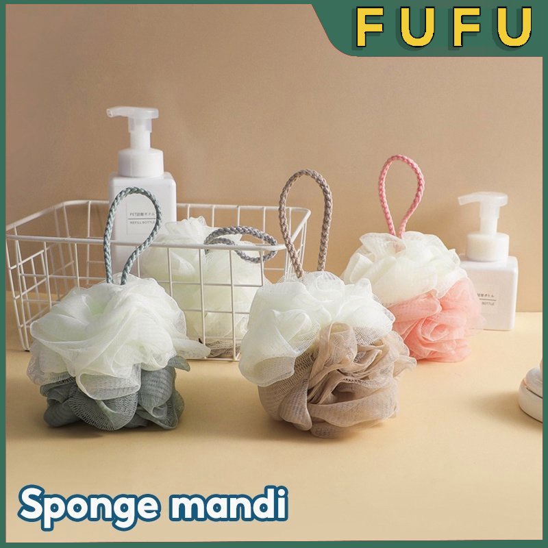Jual FUFU Sponge mandi / Shower Puff / Sponge Busa Bagus /Spons Mandi ...