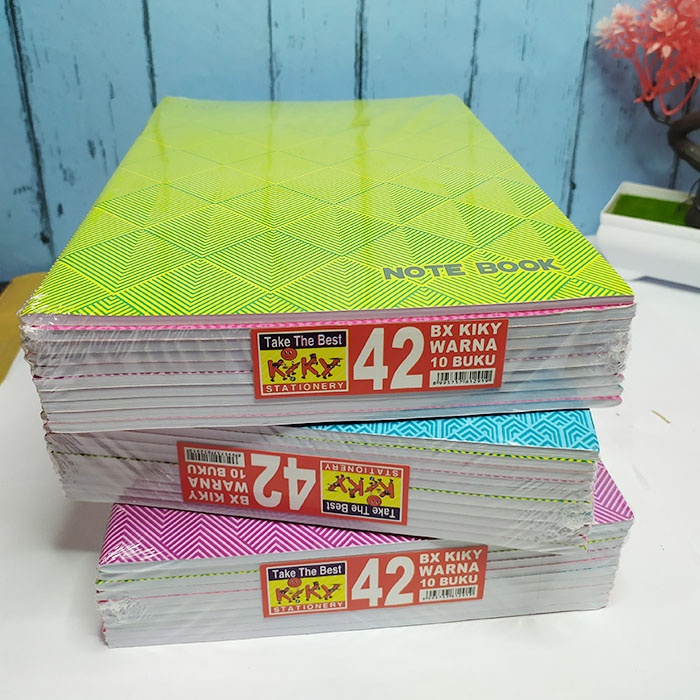 Jual Kiky Buku Tulis Besar 42 Lembar 1 Pak / Buku Kiki Panjang Boxy ...