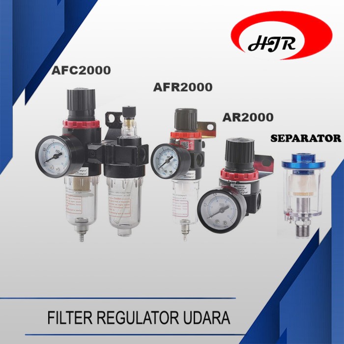 Jual Filter Kompresor Udara Regulator Saringan Singel Double | Shopee ...