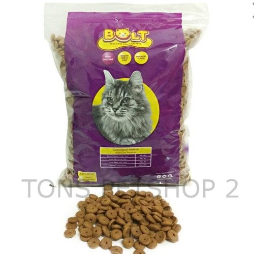 Jual Bolt Cat Tuna Salmon Cat Food Kibble Ikan 800g 800 gram - 1 Kg 1kg ...