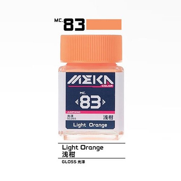 Jual Jumpwind Meka Light Orange Color Model Kit Paint MC83 | Shopee ...