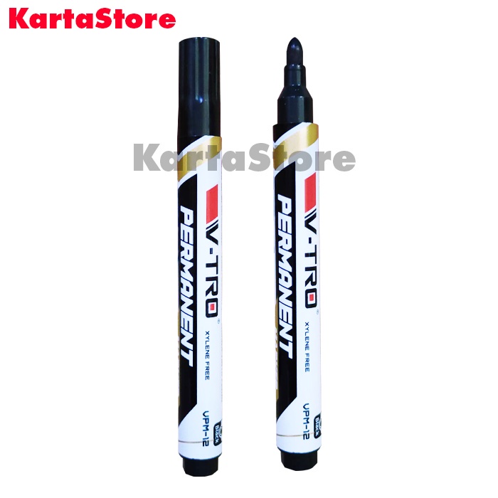 Jual SPIDOL PERMANEN HITAM V-TRO | Shopee Indonesia