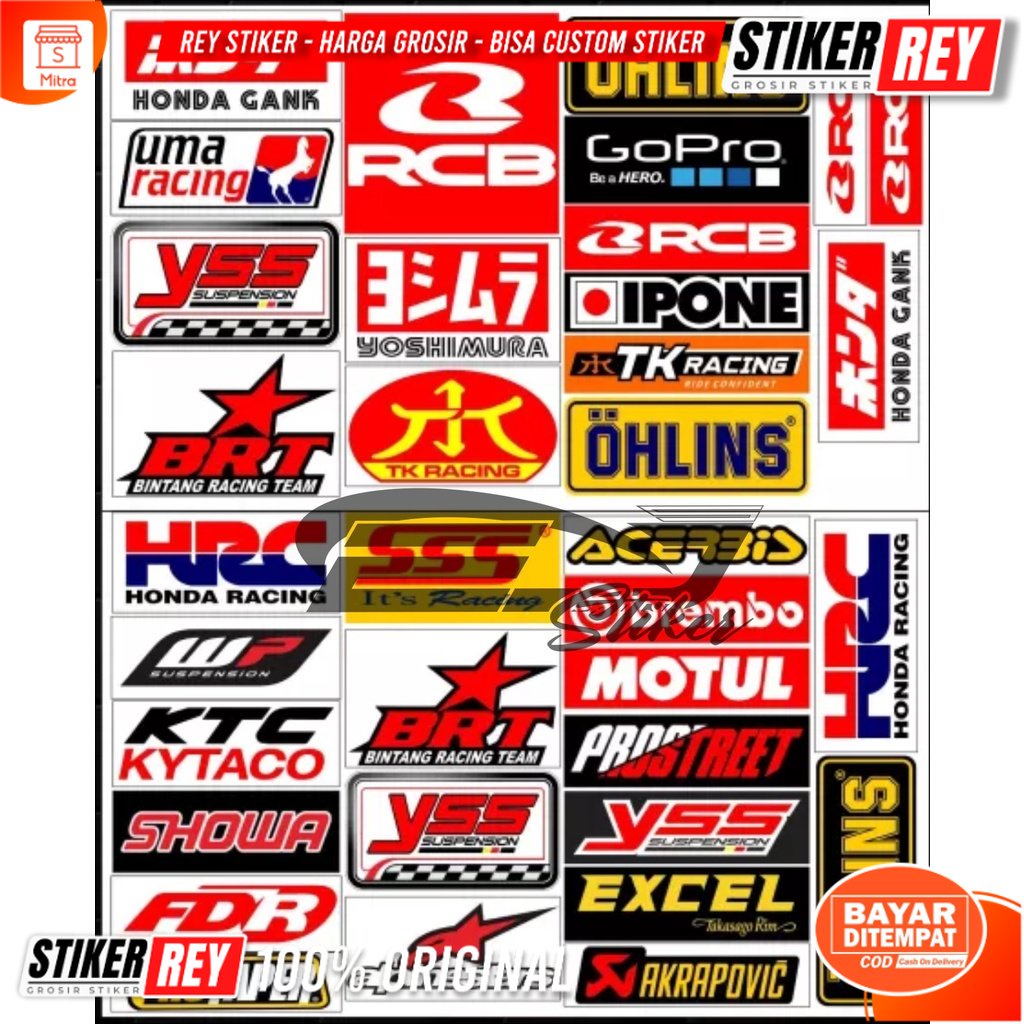 Jual STIKER HEREX PACK ACAK ,STIKER AESTHETICK ,STIKER ESTETIK MOTOR ...