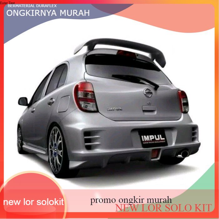 Jual Bodykit Nissan March Impul Ss Lha Yo Kuat-Tebal-Lentur Grade-A ...