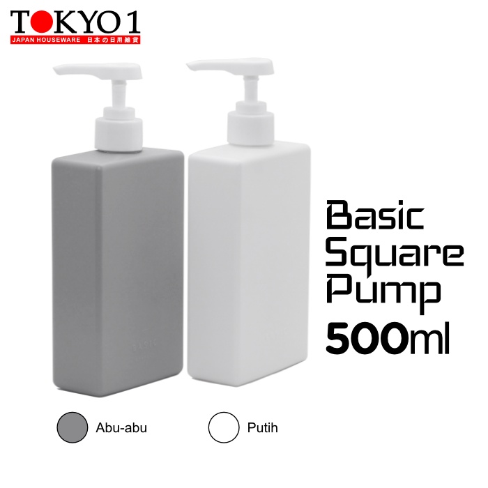 Jual Tokyo1 Basic Square Pump 500ml Botol Sabun 239971 | Shopee Indonesia