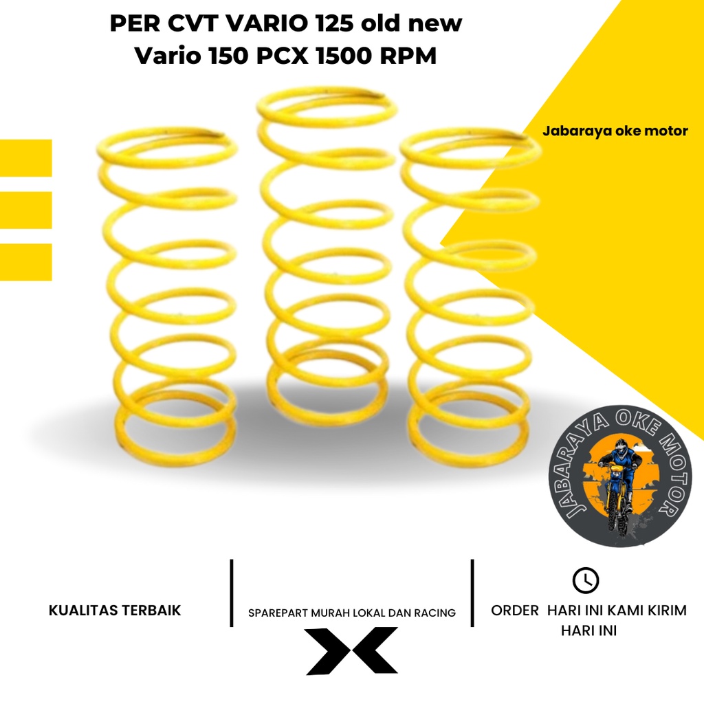 Jual PER CVT VARIO 125 old new Vario 150 PCX 1500 RPM TITANIUM KARBON ...