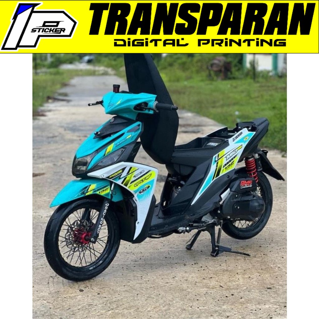 Jual Striping Stiker Decal Transparan Mio M3 / Mio z / Mio 125 Papas ...