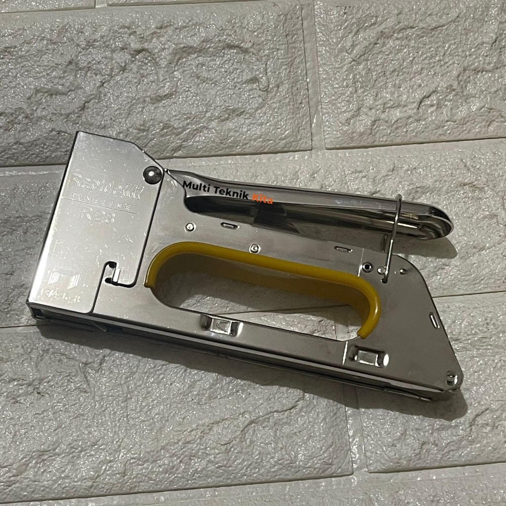 Jual RAPIDE Staple Stapler Gun Tacker R23 - Staples Hekter Gun Tembak ...