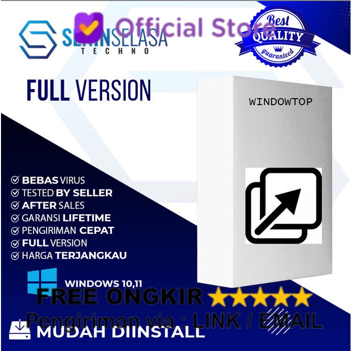 Jual Software Pin Jendela Windows: WindowTop 5 [WIN] | Shopee Indonesia
