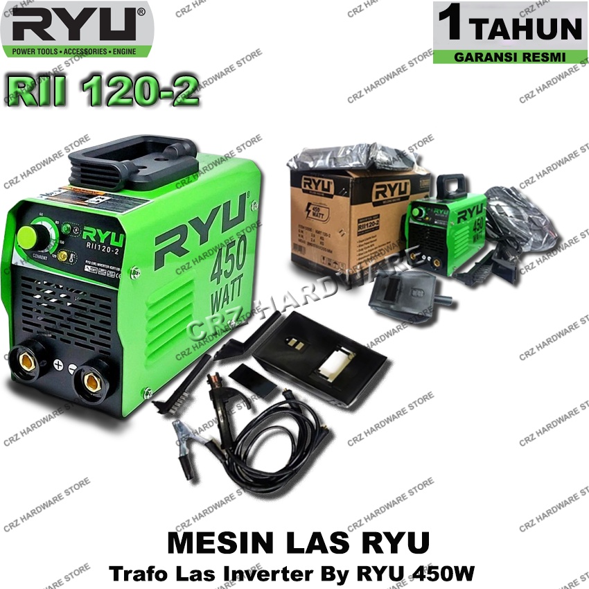 Jual Mesin Las Trafo Las Listrik 450 watt Travo Welding Inverter IGBT MMA 120 RYU | Shopee Indonesia