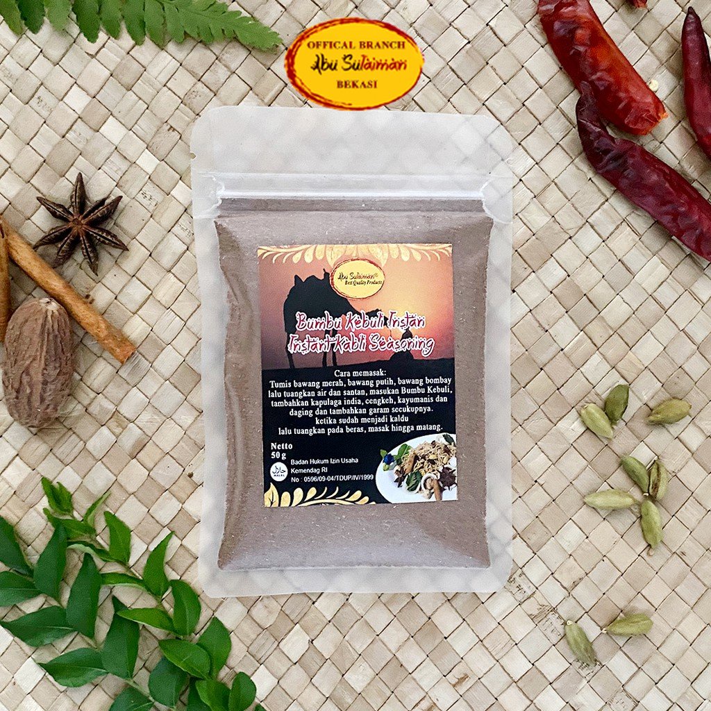 Jual Bumbu Kebuli Sachet Abu Sulaiman 50 gr | Shopee Indonesia