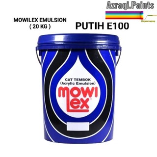 Jual MOWILEX EMULSION INTERIOR WHITE / PUTIH E100 ( 20 KG ) | Shopee ...