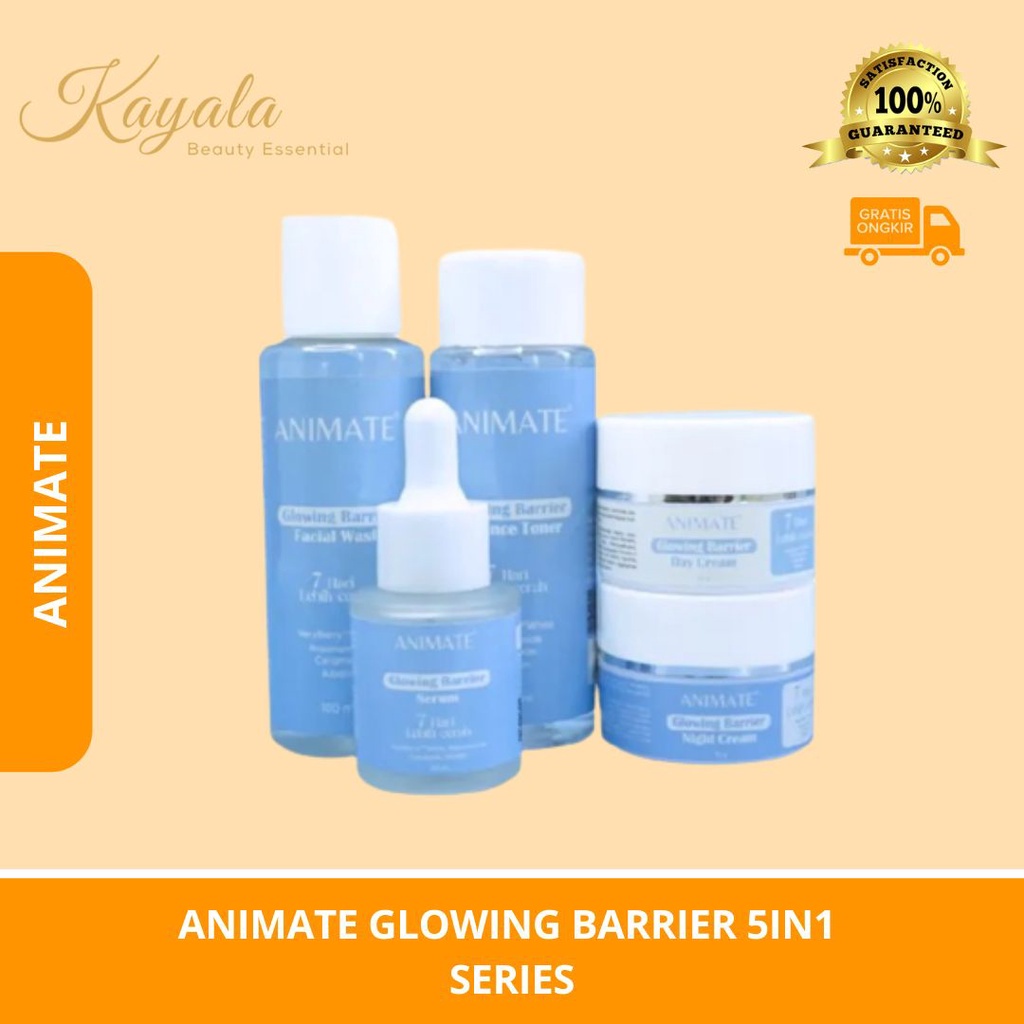Jual ANIMATE GLOWING BARRIER 5IN1 SERIES - PAKET SKINCARE ANIMATE ...