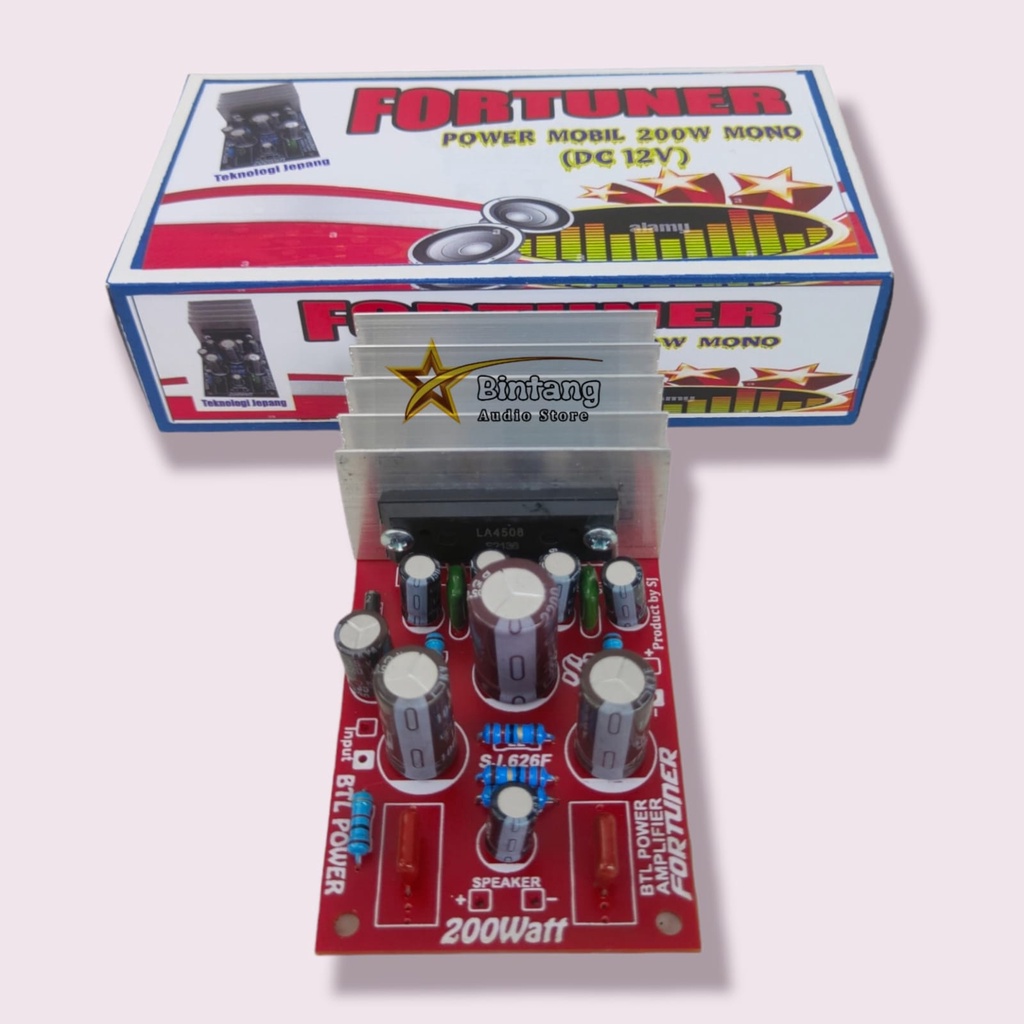Jual Kit Power FORTUNER BTL Mono DC 12 volt 200 Watt / Power mobil ...