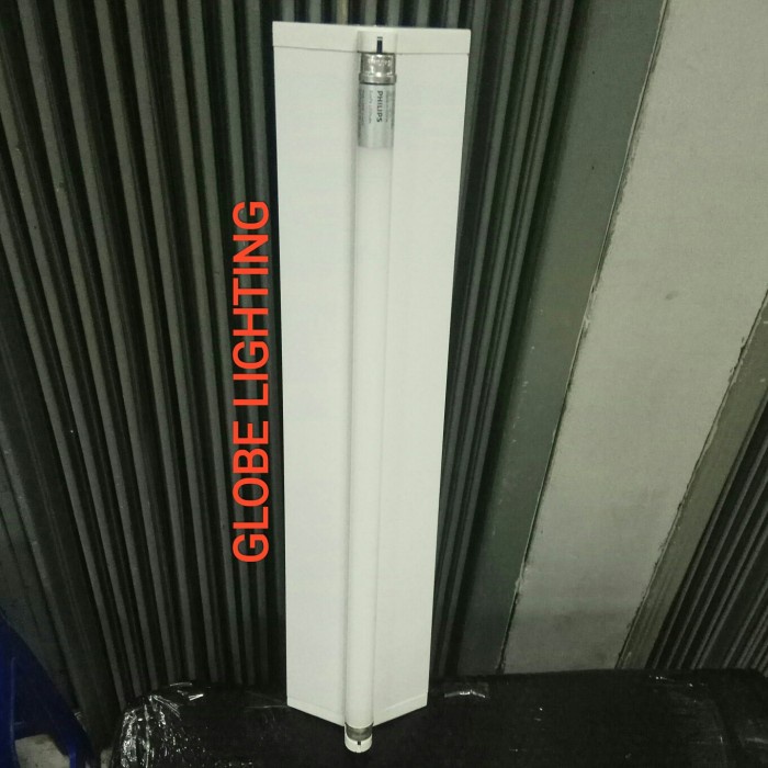 Jual KAP V-SHAPE 1X18W KOMPLIT LAMPU TL 18W BALLAST ELEKTRONIK (60CM ...