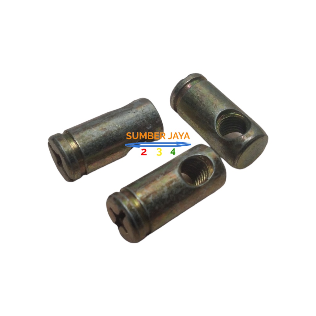 Jual MUR PALANG PLUS M6 x 10 x 23 KUNING / MUR GULING / MUR DIPAN ...