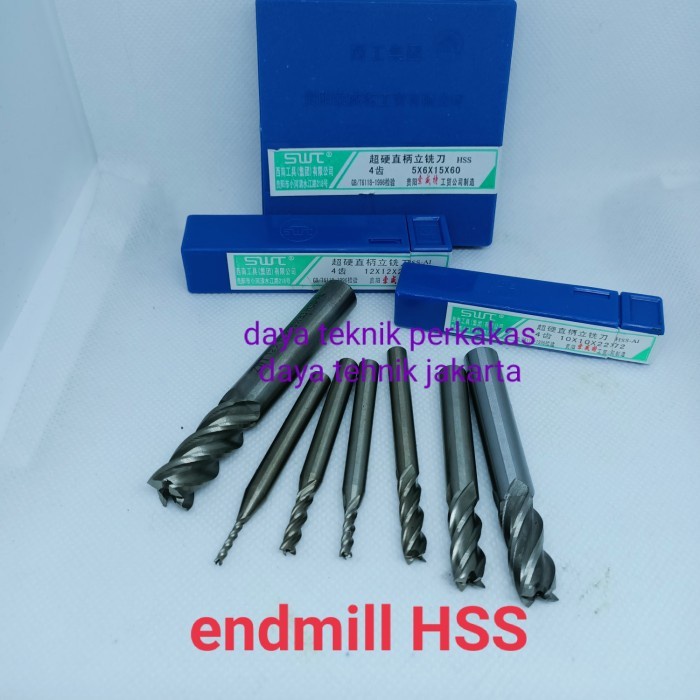 Jual mt endmill swt hss 3mm - mata bor endmil 4f - mata bor besi endmill hss | Shopee Indonesia
