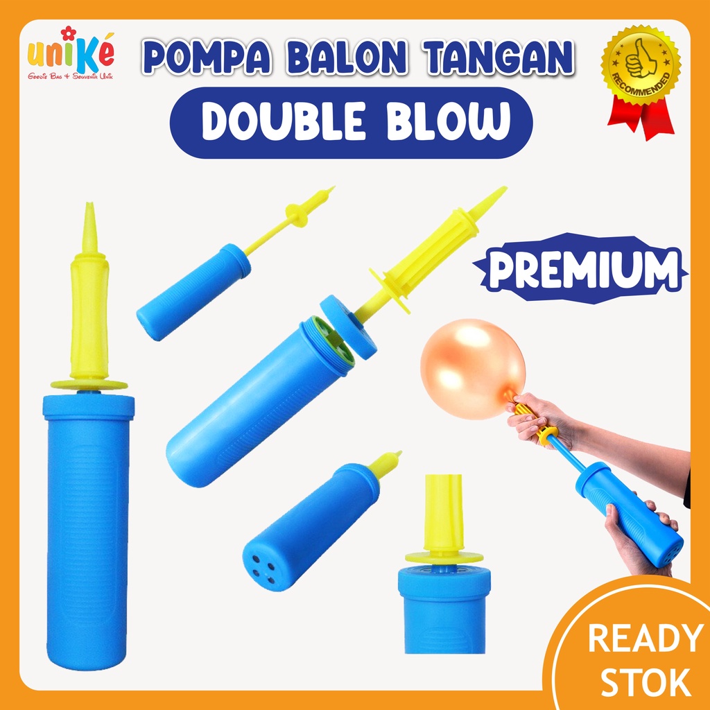 Jual POMPA BALON TANGAN DOUBLE BLOWER - BLOW 2 SISI - PERLENGKAPAN DAN ...