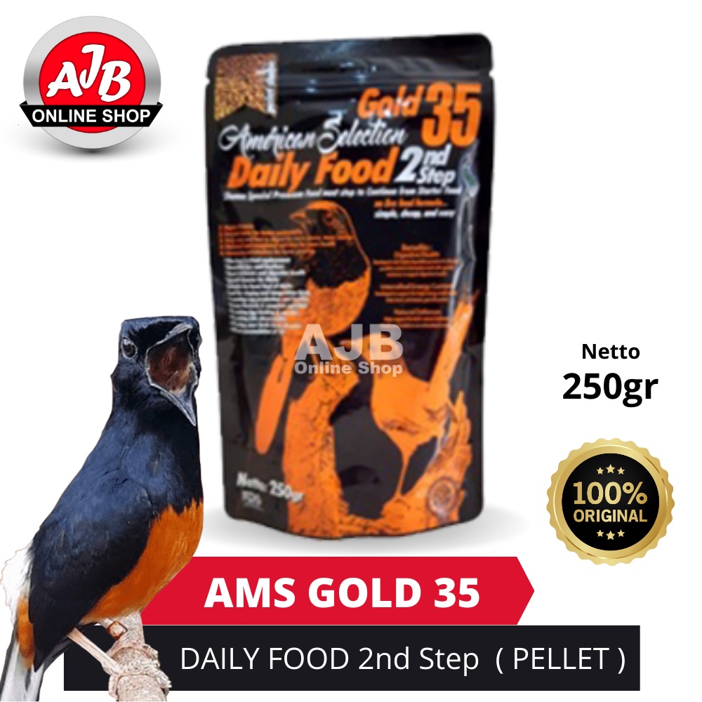 Jual AMS GOLD 35 American Selection Daily Food AMS Step 2 Pakan Burung ...