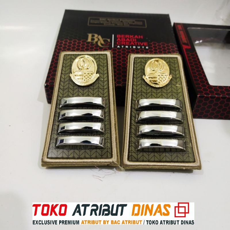 Jual Pangkat pdh 2D ASN Jabar kain Akrilik Exclusive BAC ATRIBUT BAC ...