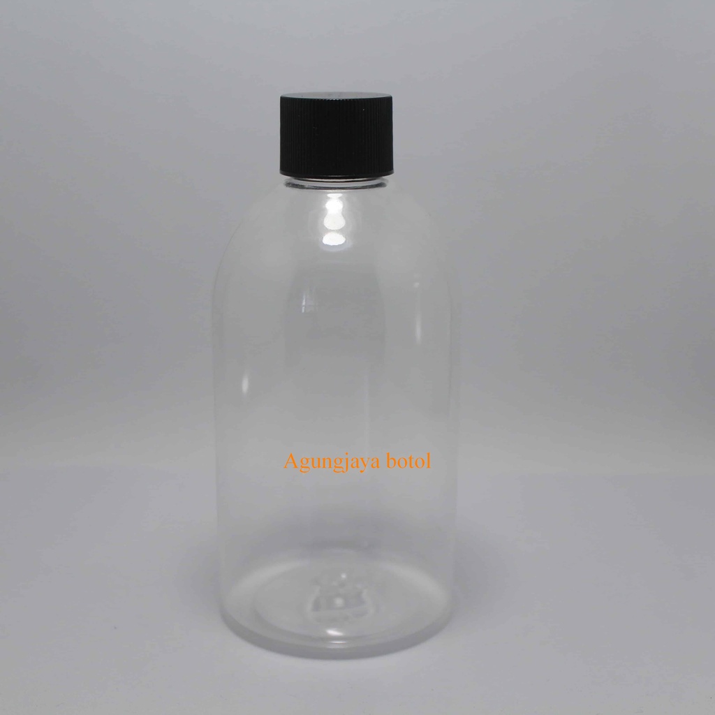 Jual Botol Pet 200 Ml Bulat Natural Tutup Ulir Neck 24 / Botol Plastik ...
