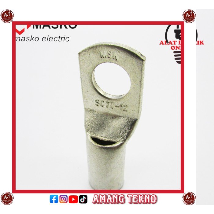 Jual SKUN KABEL SC 70-12 70MM LUBANG BAUT 12 /CABLE LUG/ 70 MM FULL TEMBAGA TERMURAH | Shopee ...