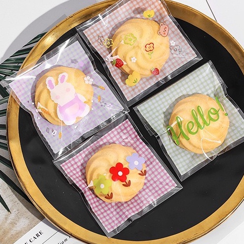 Jual PLASTIK PACKING COOKIES LUCU ALA JEPANG 10 x 10 cm KEMASAN KUE ...