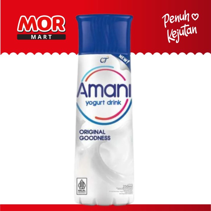 Jual AMANI Yogurt Drink Original Goodness Susu Fermentasi 250 ml | Shopee Indonesia