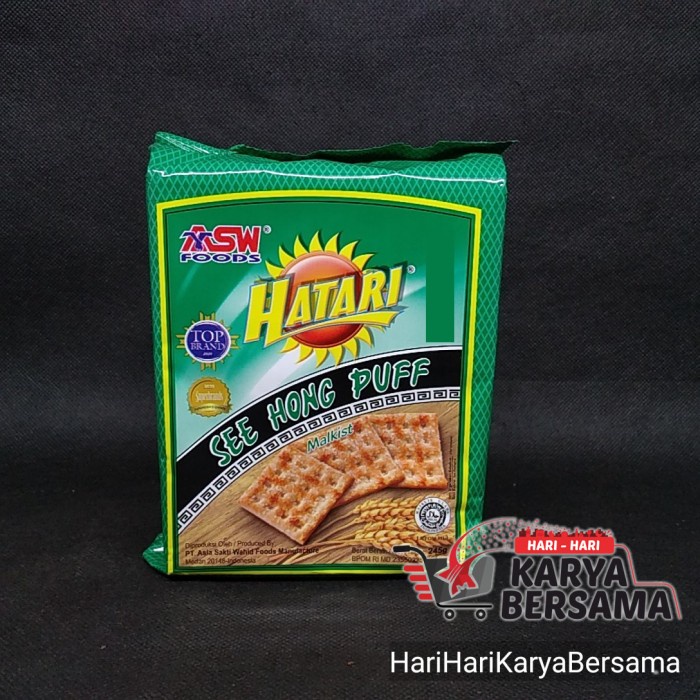 Jual ASW BISKUIT HATARI SEE HONG PUFF 245GR | Shopee Indonesia